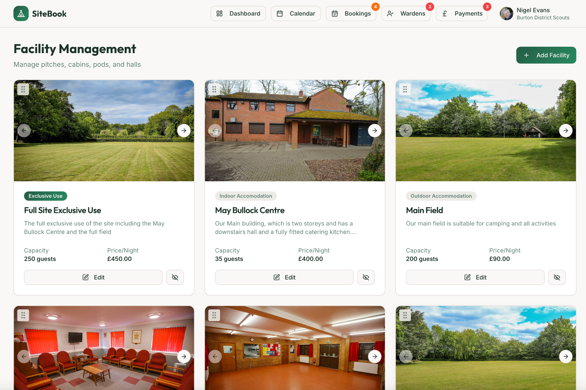 Campsite Booking & Management Platform | SiteBook