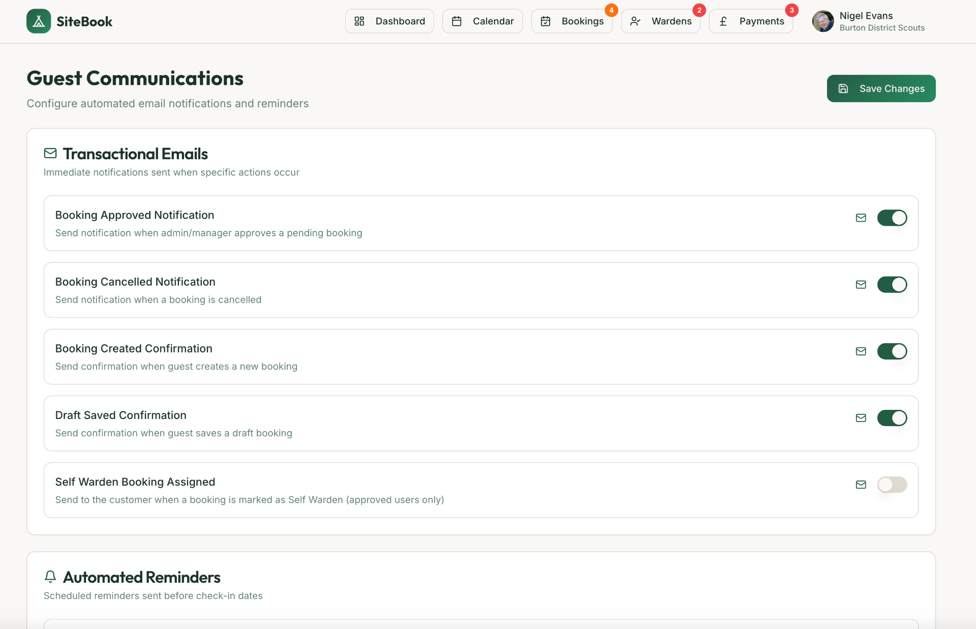 Campsite Booking & Management Platform | SiteBook